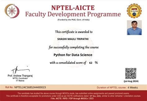 Pythonfordatascience Nptel Aicte Facultydevelopment Datascience