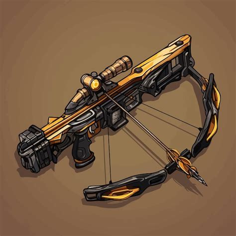 Premium Vector Modern Compound Hunting Bow