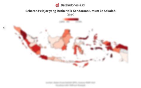 Data Sebaran Pelajar Yang Rutin Naik Kendaraan Umum Ke Sekolah Pada