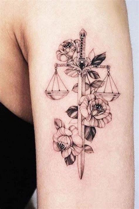 Libra Scale Tattoo Designs