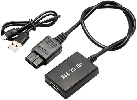 Redwestmelon N64 To Hd Converter Adapter Cable 1080p Video Audio Hd Cord Connector Redwestmelon N64 To Hd Converter Adapter Cable 1080p Video Audio Hd Cord Connector
