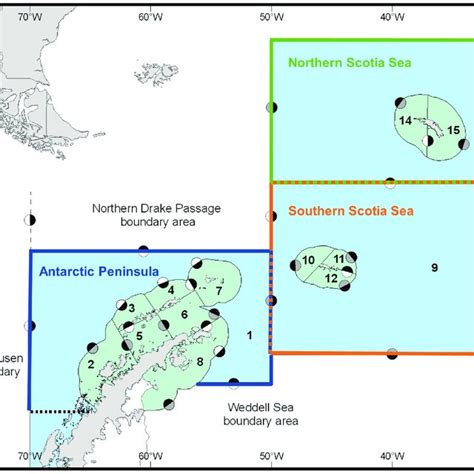 Spatial Structure Of The Scotia Sea Ecosystem Model Small Scale
