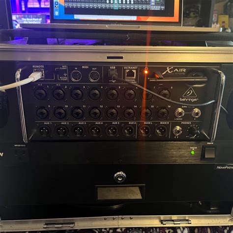 Improved Rack Ears Pair Recess Or Flush Mount With Ventilation Grid For Behringer Xr16 Xr18