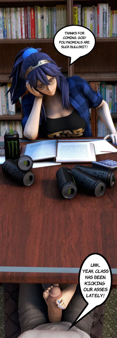 Rule 34 1boy 1girls 3d Big Breasts Big Penis Blue Hair Blue Toenails