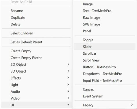 Custom Ui Bars In Unity Using Sliders