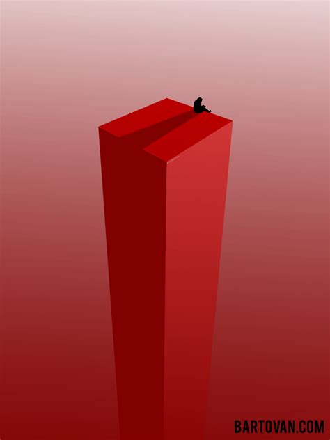 Girl Reading At The Edge By Bart Van Audenhove R Vectorart