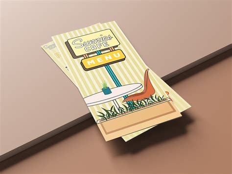 Menu Design Sunnies Cafe On Behance