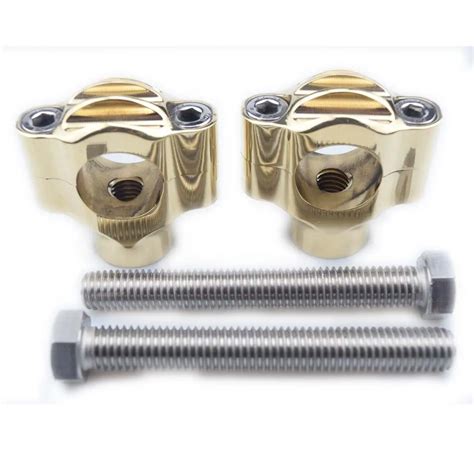 Motorcycle Cnc Brass Handlebar Riser Harley Cafe Racer 1 Handlebar Risers Buy Motorcycle