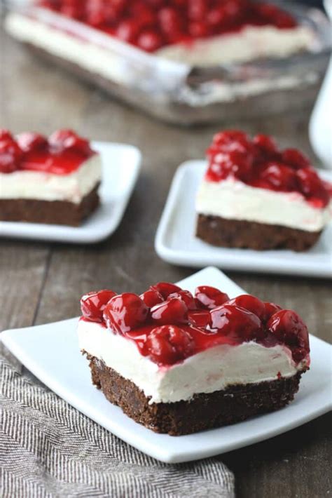 Old Fashioned Cherry Delight No Bake Dessert Recipe