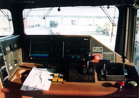 In The Drivers Seat Of A Bn Sd70 Mac 9620 62896 Lincoln