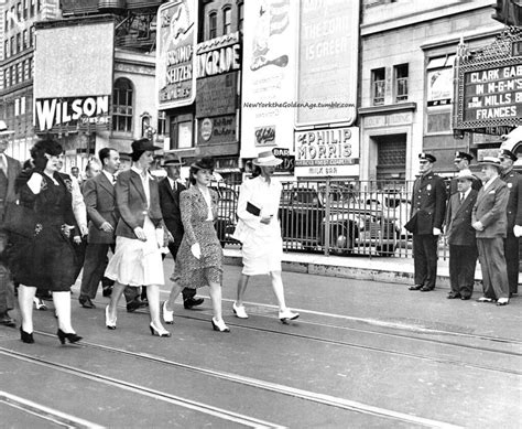 Mayor La Guardia At 45th Street And Broadway New York The Golden Age