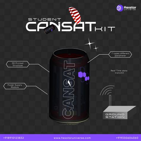 Cansat Kit Hex Star Universe
