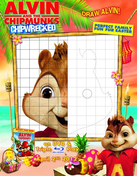 Alvin And The Chipmunks Chipwrecked Coloring Pages 2025