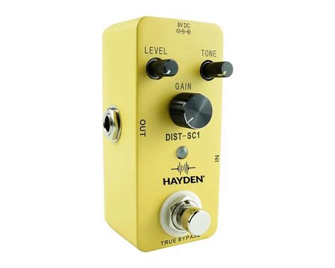 Dist Sc1 Distortion Pedal True Bypass High Gain Metal Distortion Guitar