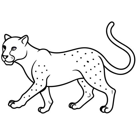 Clouded Leopard Reading Icon Vector Premium Ai Generated Vector