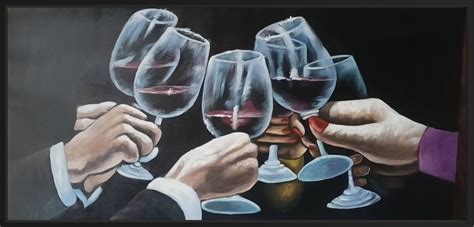 Cheers 2u Konstlagret Tavlor And Oljemålningar