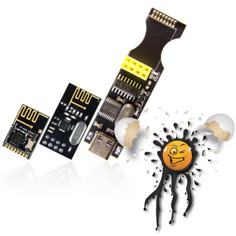 Nrf24l01 Usb C Ch340 Ttl 8051 Adattatore Programmatore Per Nrf24l01