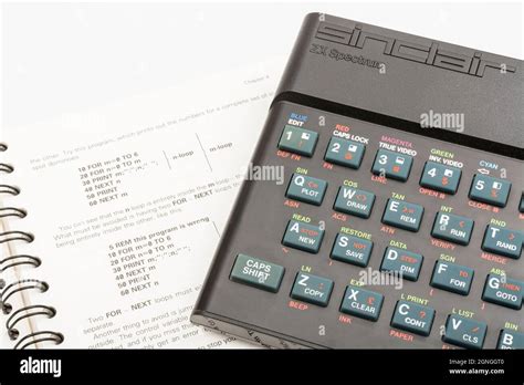 1982 Sinclair Zx Spectrum And Basic Programming Manual On Off White