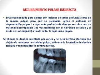 Recubrimiento Pulpar Pdf
