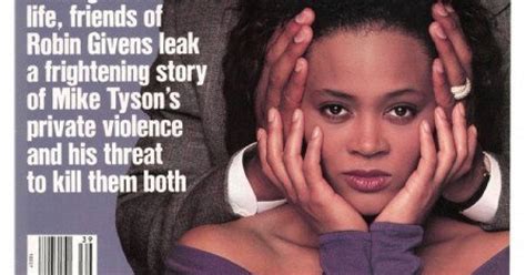 로빈 기븐스 교제 브래드피트 굴욕담타이슨 때리지 말라고 사정