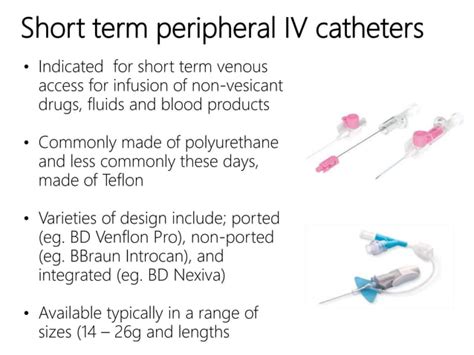 Vascular Access Devices Pptx First Aid Injuries