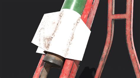 3d Qassam 1 Rocket Model Turbosquid 2145524