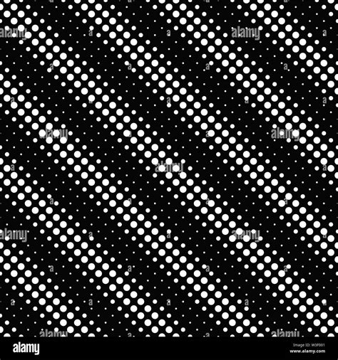 Geometrical Seamless Circle Pattern Background Black And White