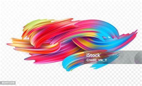 색상 붓 기름 또는 아크릴 페인트 디자인 요소 프레 젠 테이 션 전단지 전단지 엽서 및 포스터입니다 벡터 일러스트 레이 션 추상적인 배경에 대한 스톡 벡터 아트 및 기타