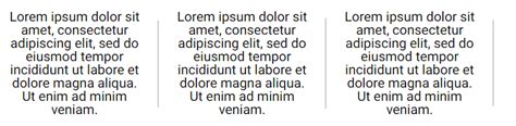 Html Separate Div With Partial Vertical Lines With Margins Only