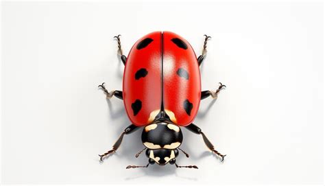 Premium Ai Image Ladybug Elevation Front View Isolated