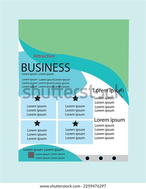 Attractive Flyer Design Nice Flyer Design Stock Vector Royalty Free 2259476297 Shutterstock