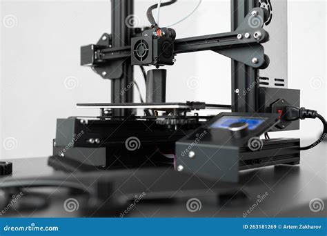 3d Printing Machine Operation In The Laboratory Stock Image Image Of