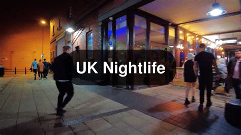 Weekend Midnight Walk In Bristol Uk • Night Clubs Saturday Parties
