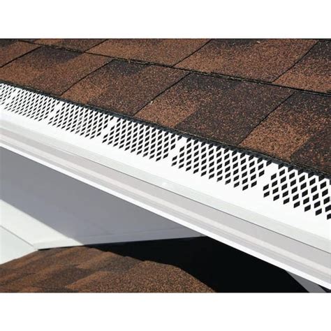 Amerimax Home Products Snap In 3 Ft White Vinyl Mesh Gutter Guard