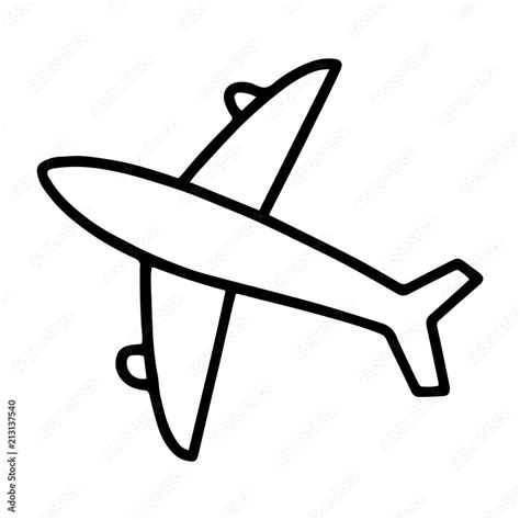 Cute Airplane Drawing