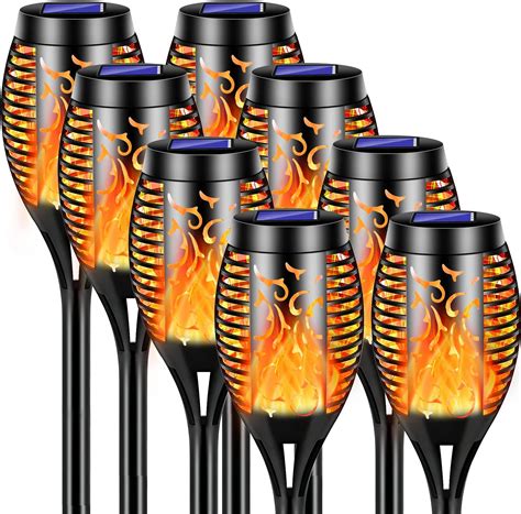 Qedertek Solarleuchten Für Außen Garten 6 Stück 12 Led Solarlampe Für