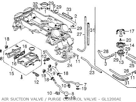 Honda Gl1200 Goldwing 1984 E Usa California Parts Lists And Schematics