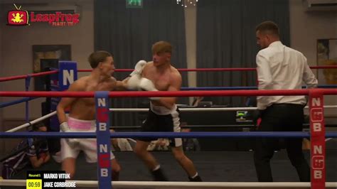 Marko Vituk Vs Jake Corbidge Boxing Bout Speedstar Boxing Promotions