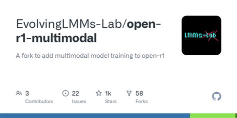 open r1 multimodal readme md at main · evolvinglmms lab open r1