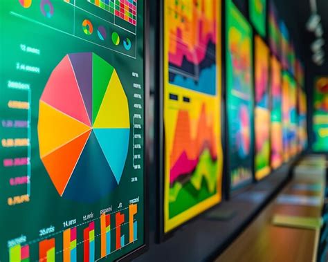 Colorful Charts And Graphs Displayed On Classroom Walls Premium Ai Generated Image