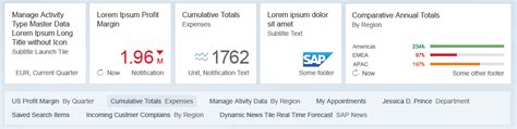 Tile Sap Fiori Design Guidelines