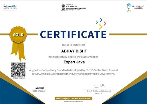 abhay bisht on linkedin java certificateofcompletion