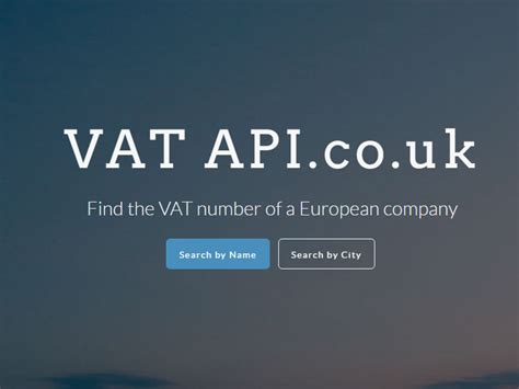 Eu Reverse Vat Api Find A Companys Vat Number Vies Network