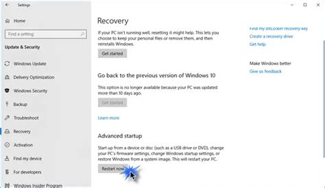 How To Boot Windows Into Uefi Or Bios Firmware