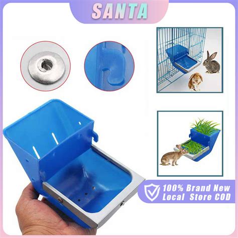 Small J Feeder For Rabbit Plastic Feeds Container For Rabbit And Other