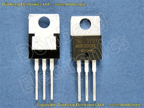 Semiconductor: MBR20100CT (MBR 20100CT) - DIODE SCHOTTKY 20A / 100V...