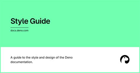 Style Guide