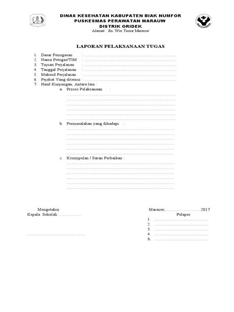 Format Lpt Sekolah Pdf