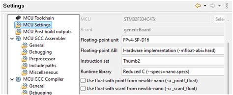 Solved Error Compiler Generates Fpu Instructions Without Stmicroelectronics Community