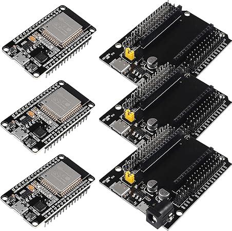 Amazon Com 3 Set ESP32 ESP 32S WiFi Development Board NodeMCU ESP WROOM 32 Microcontroller With